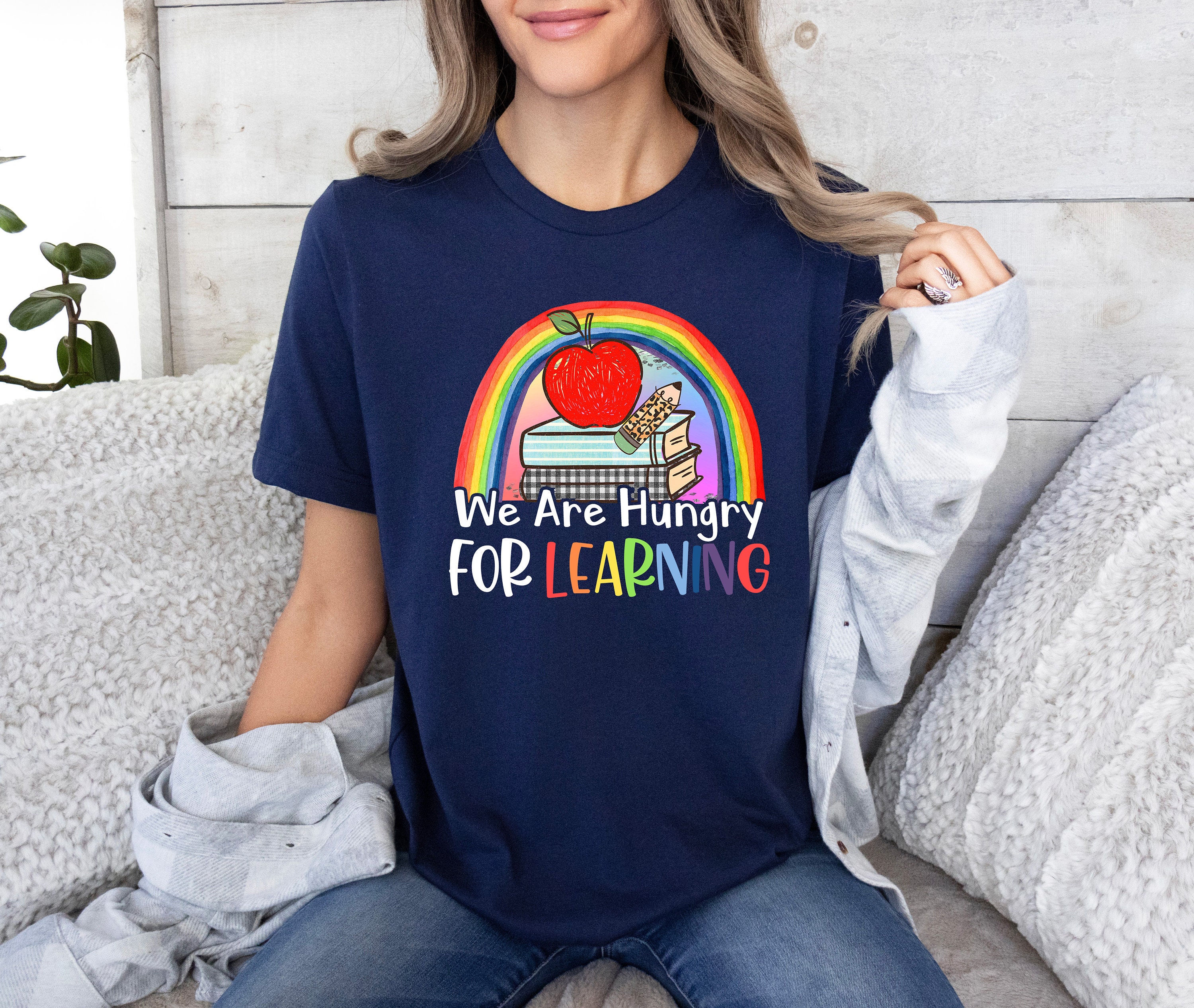 We Are Hungry for Learning Shirt, Teacher Appreciation, First Day of ...