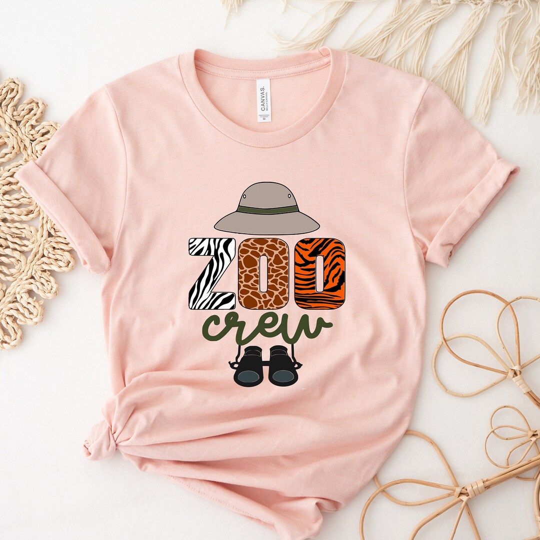 Zoo Crew T-shirt, Zoo Shirt, Animal Shirt, Safari Woman Gift, Daily ...