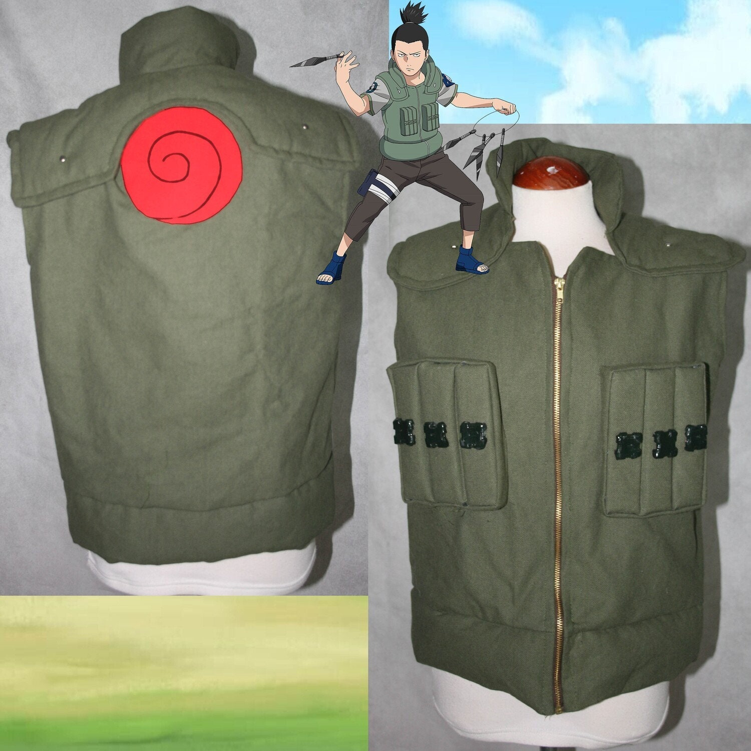 Cosplay Vest Chunin - Etsy