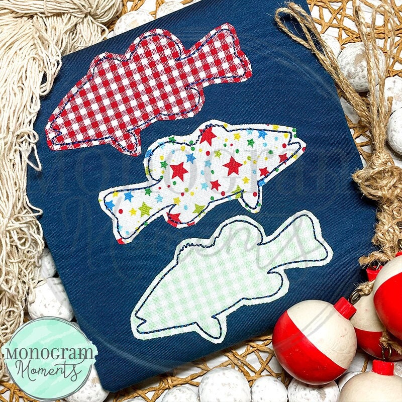 Fish Appliques - Etsy