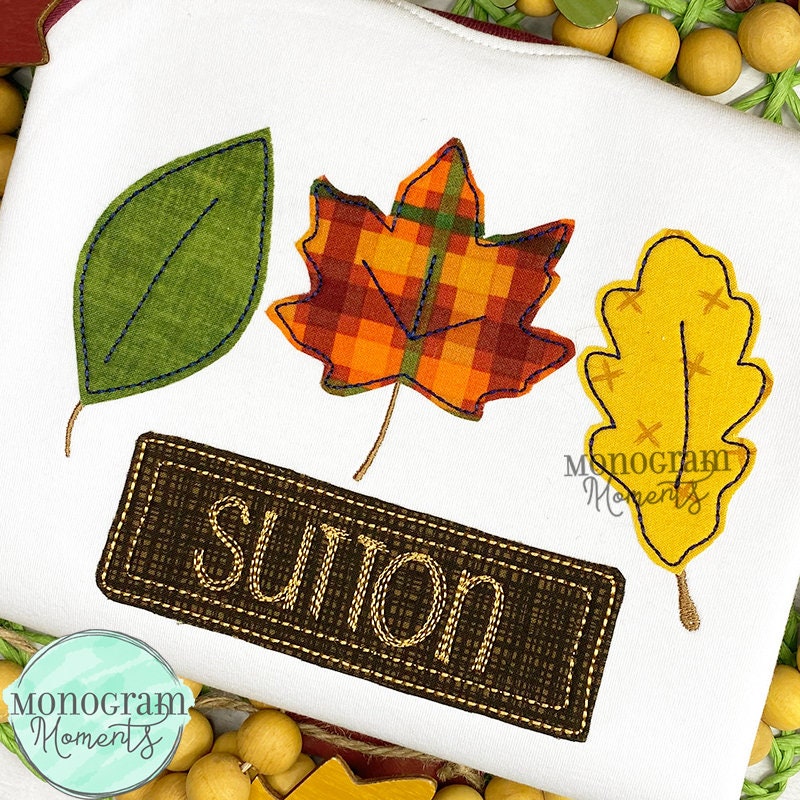 Fall Embroidery - Etsy