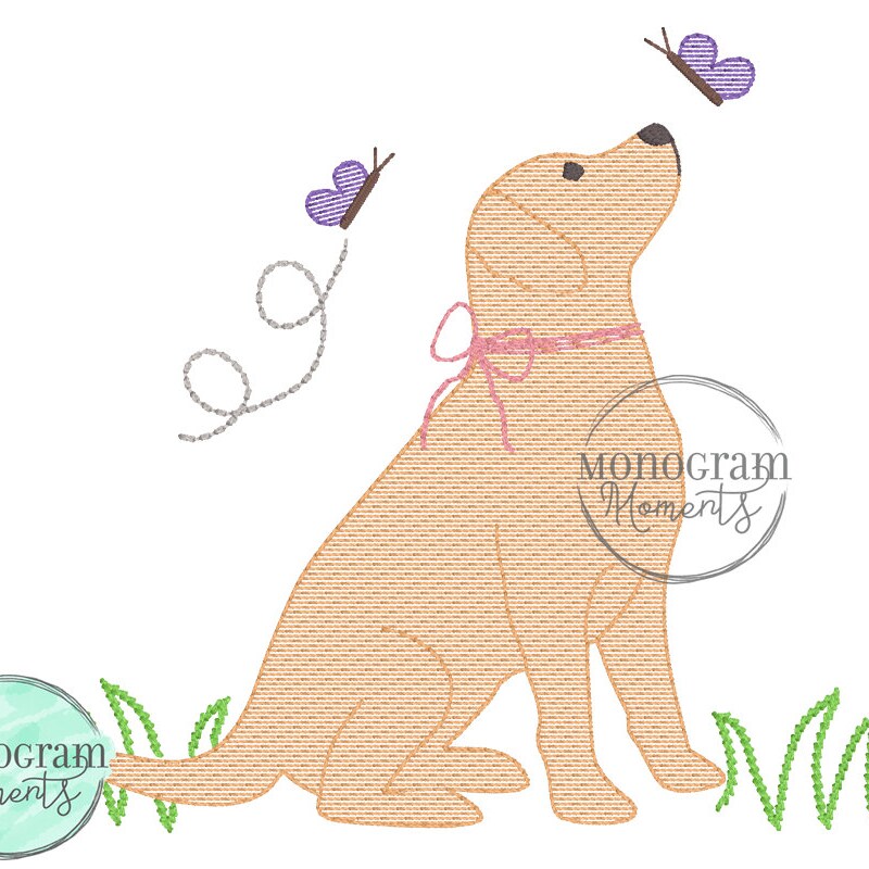 Lab Embroidery Design - Etsy