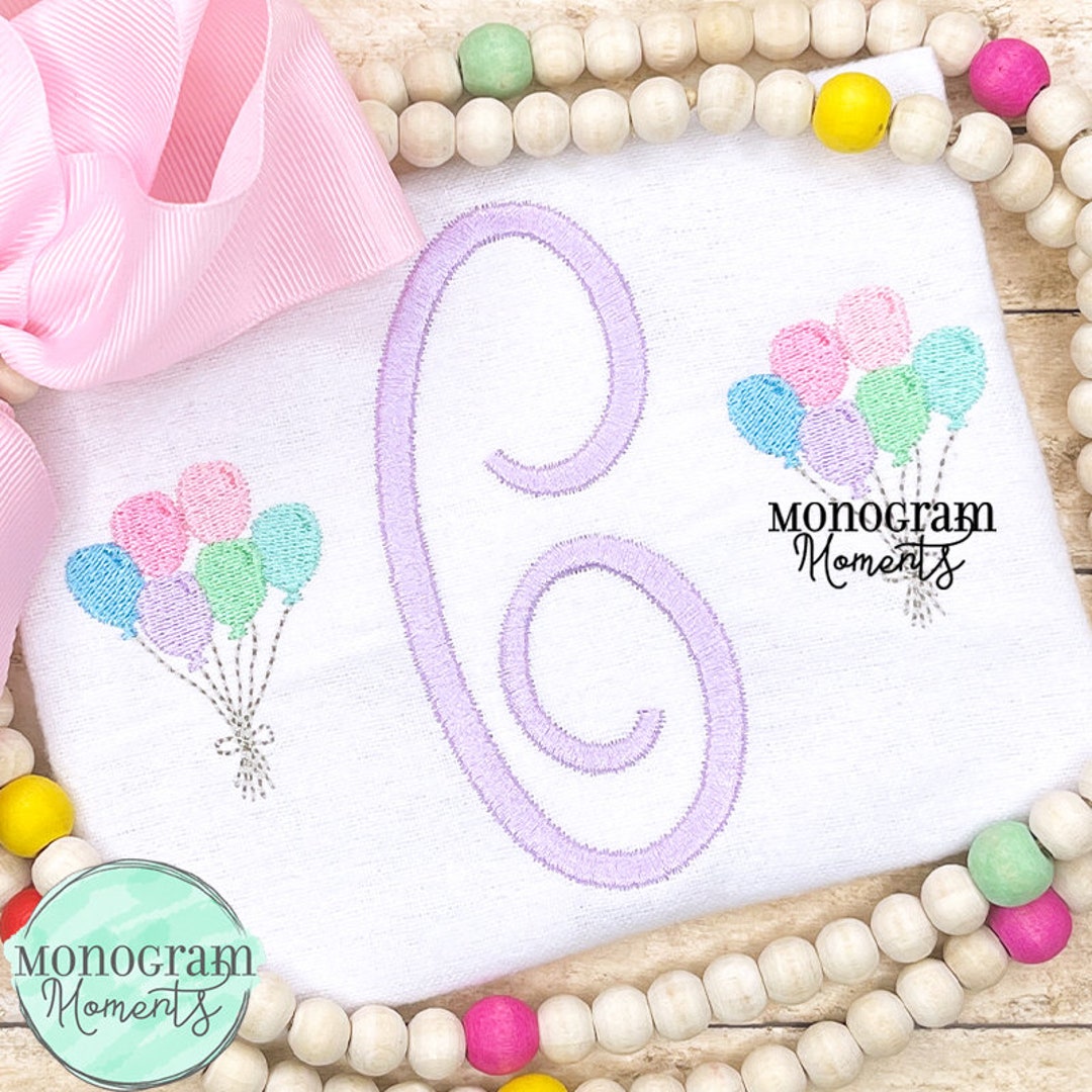 Balloons Mini Embroidery Designs, Mini Fill Stitch Embroidery Design ...