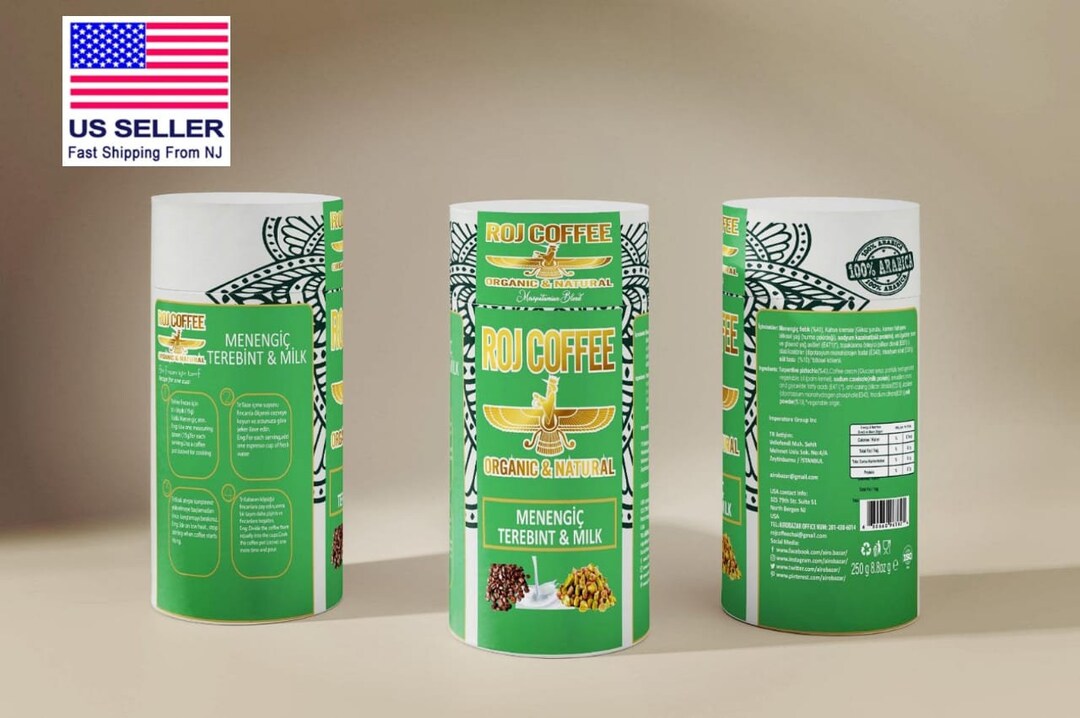 Turkish Coffee Roj With Terebinth Milk Turpentine Pistachio - Etsy