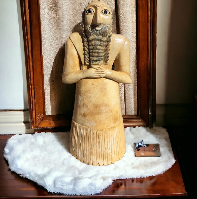 Ea Nasir Statue/standing Male Worshiper/mesopotamian Figurine Replica ...