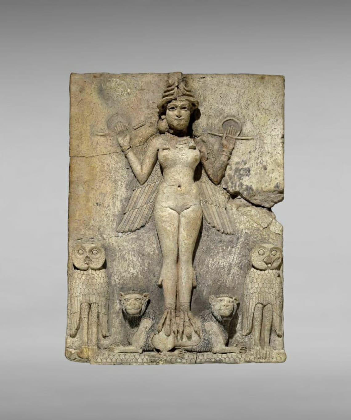 Babylonian Burney Relief Queen of the Night Goddes Relief - Etsy