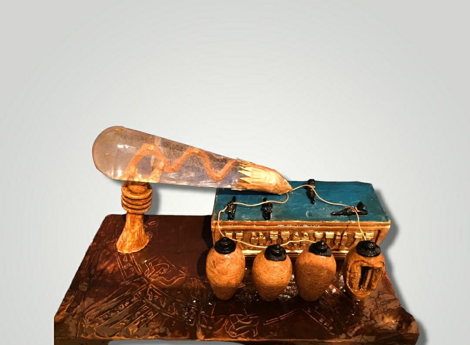 Dendera Bulb Replica/ Dendera Light Replica / Hathor Temple at - Etsy