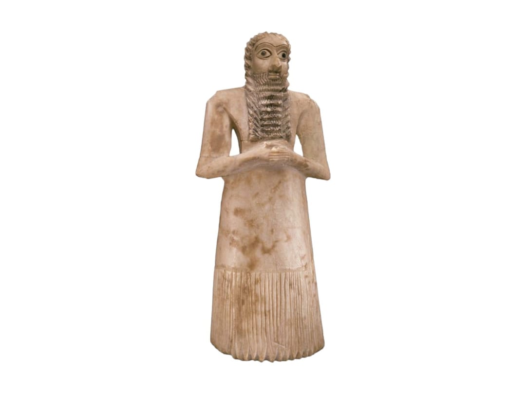 Ea Nasir Statue/standing Male Worshiper/mesopotamian Figurine Replica ...