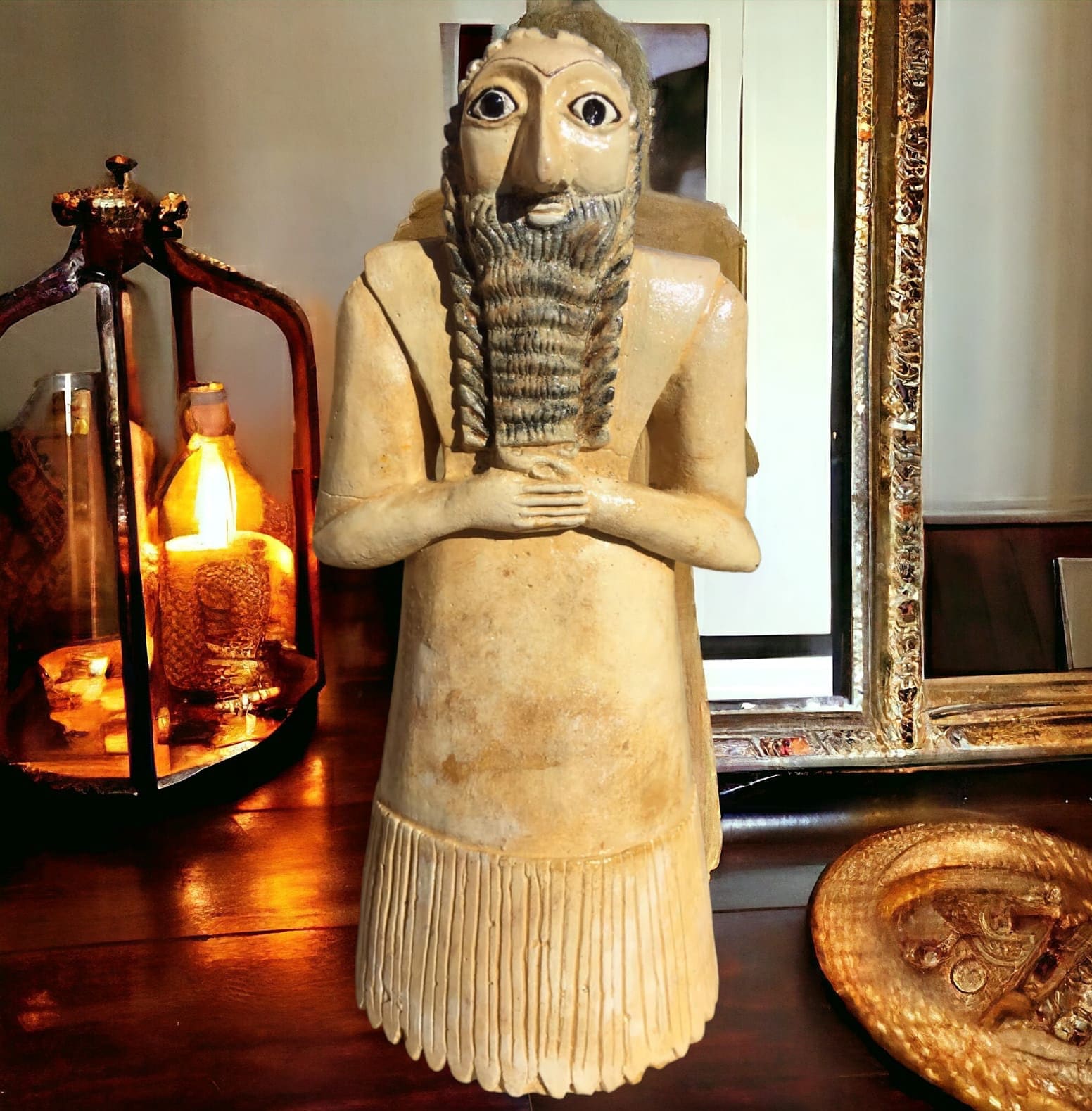 Ea Nasir Statue/standing Male Worshiper/mesopotamian Figurine Replica ...