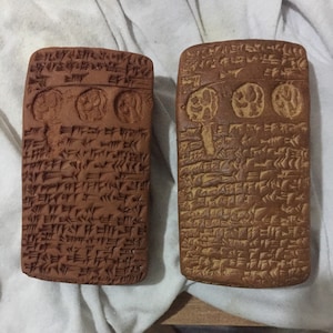 Neo-assyrian Clay Cuneiform Tablet - Etsy