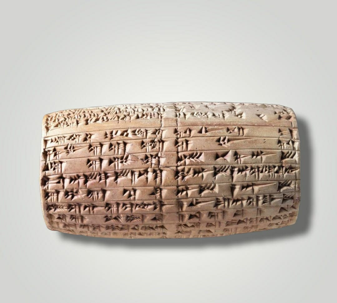 The Cylinder Clay Replica/the Cylinder of Nabonidus - Etsy