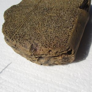Epic of Gilgamesh Clay Tablet: Nineveh Flood Story Recreation - Etsy