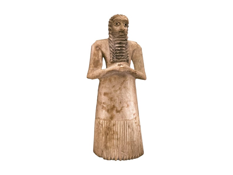Mesopotamian Ea Nasir Statue: Standing Male Worshiper Replica - Etsy
