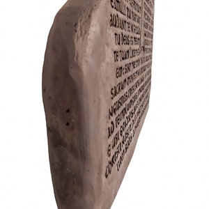 İndiana Jones Grail Tablet Replica/stone Dust Powder /orjinal Size 1:1 ...