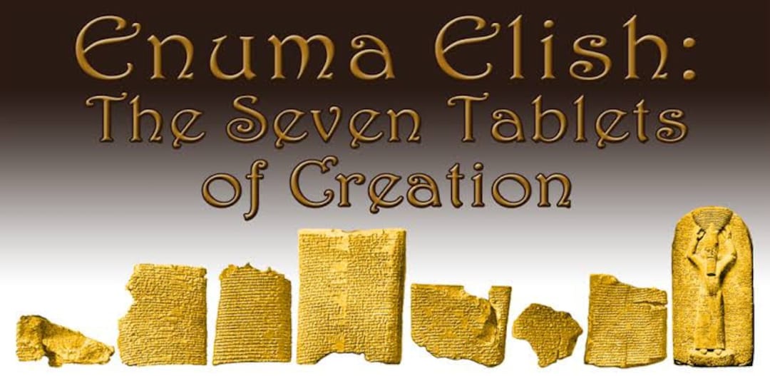 Enuma Elish Tablet/ the Seven Tablet of Creation - Etsy
