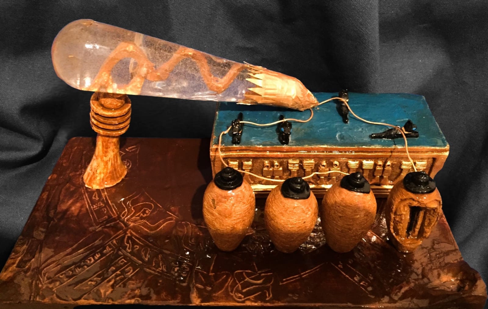 Dendera Bulb Replica/ Dendera Light Replica / Hathor Temple at - Etsy