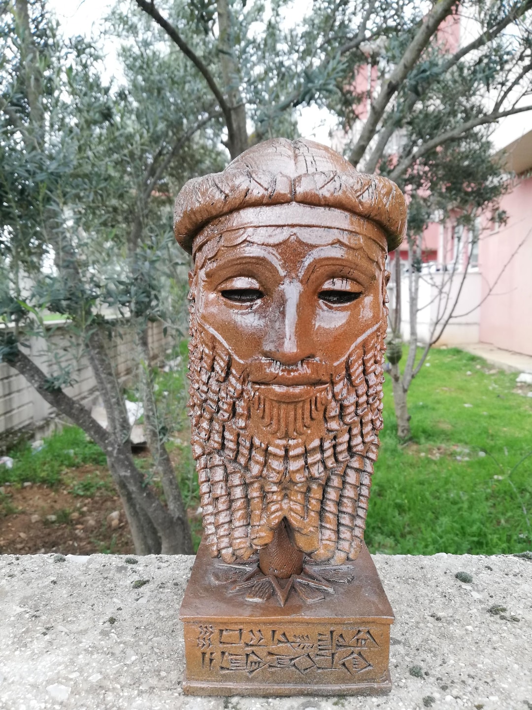 Bronze Sargon of Akkad Head: Mesopotamian King Sculpture - Etsy