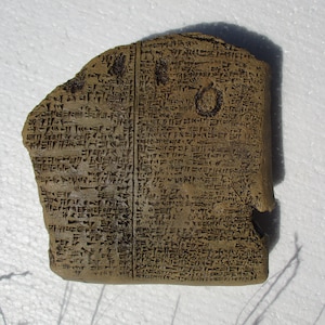 Epic of Gilgamesh Clay Tablet: Nineveh Flood Story Recreation - Etsy