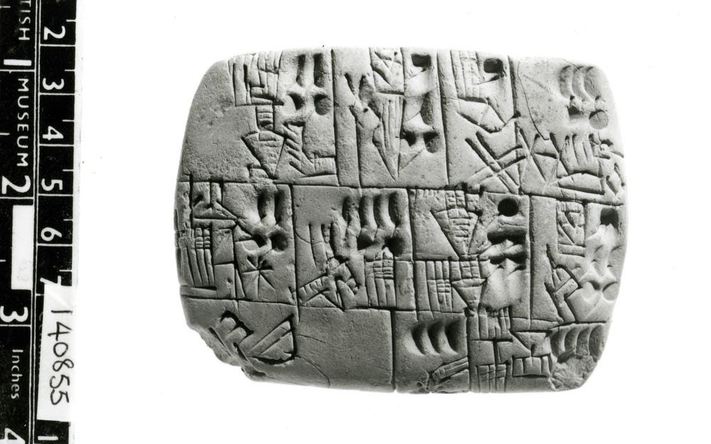 Beer Cuneiform Tablet/mesopotamian Beer Rations Tablet/beer in the ...
