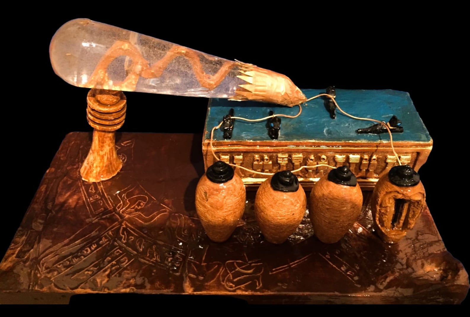 Dendera Bulb Replica/ Dendera Light Replica / Hathor Temple at Dendera ...