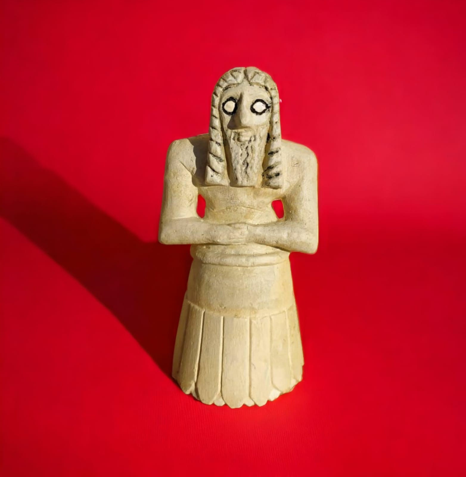 Figuras votivas sumerias/La escultura de Tell Asmar El tesoro de gente ...