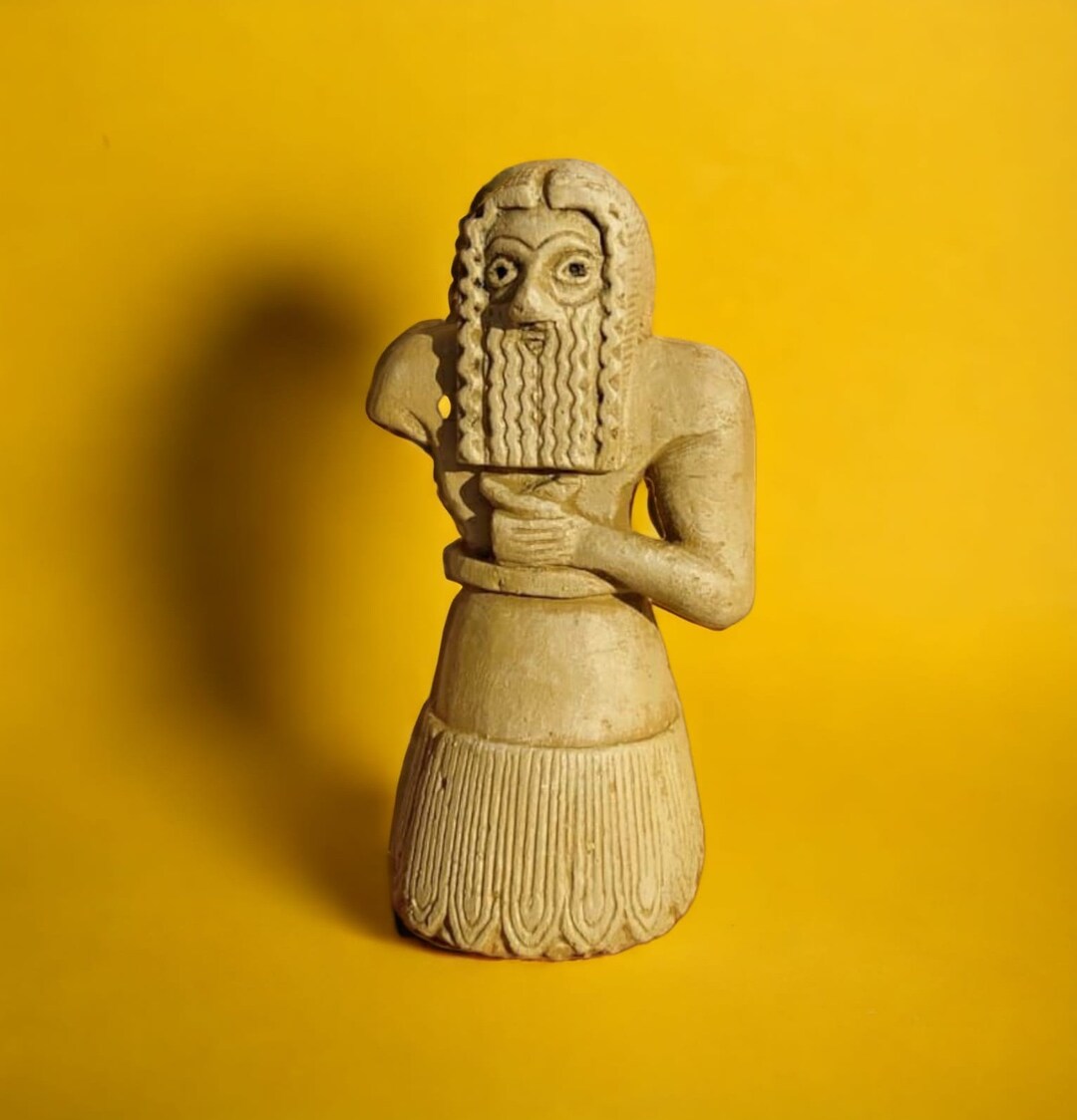 Sumerian Votive Figure: Tell Asmar Prayerful Sculpture - Etsy