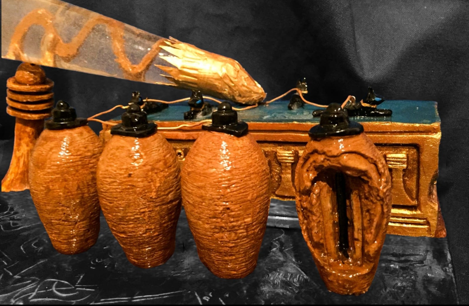 Dendera Bulb Replica/ Dendera Light Replica / Hathor Temple at Dendera ...