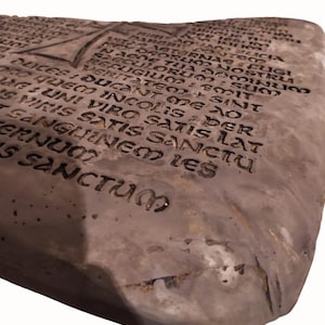 İndiana Jones Grail Tablet Replica/stone Dust Powder /orjinal Size 1:1 ...
