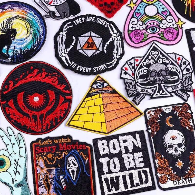 Iron on Punk Patches - Etsy