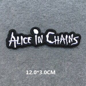 EMO Style 2 Music Band Embroidered Patches, Iron on Patches for ...