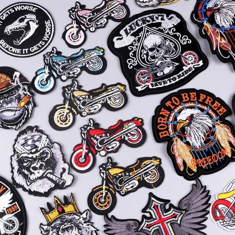 Biker Patches - Etsy