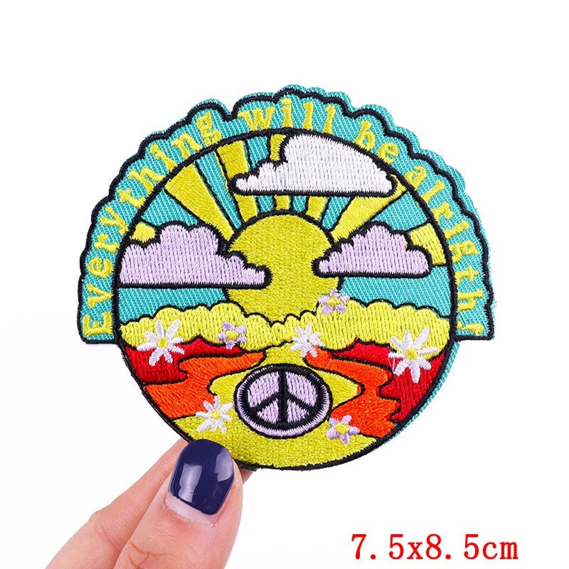 Sunny Summer Good Vibes Iron-on Patches for Clothing DIY | Etsy