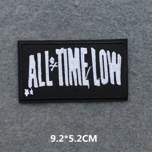 EMO Style 2 Music Band Embroidered Patches, Iron on Patches for ...