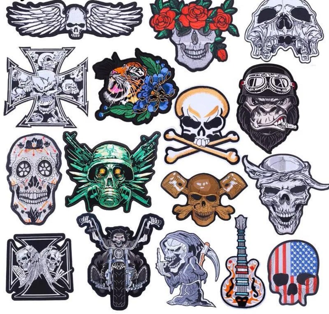 Punk Large Patch Eagle Claw, Embroidery Patches for Clothing ...