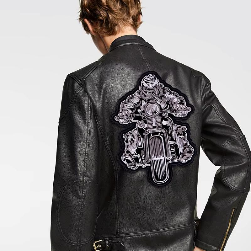 Motorcycle Patch - Etsy