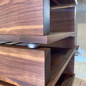 Modular Walnut Audio Rack // Turntable Stand // Stereo Cabinet - Etsy