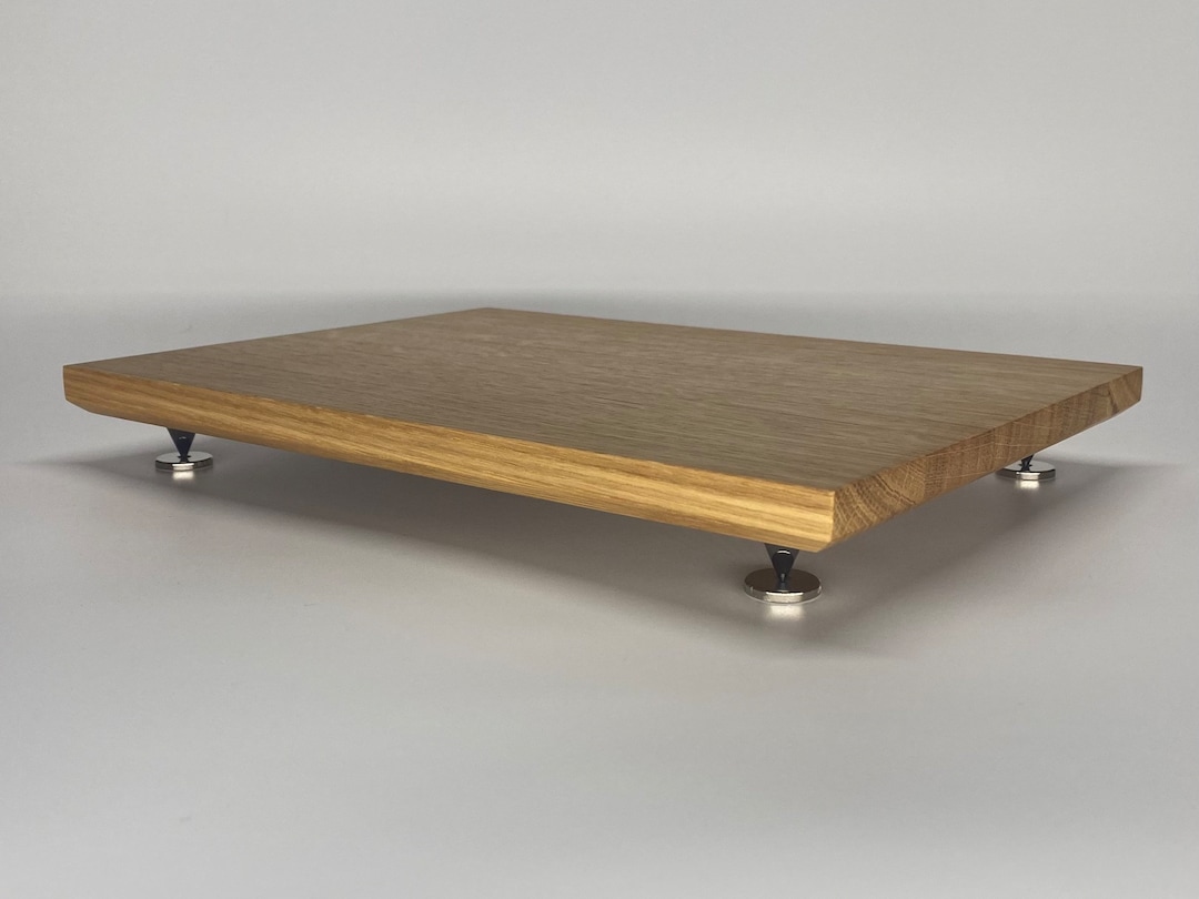 Customizable Solid Wood Bookshelf Speaker Stand // Anti Vibration Stand ...