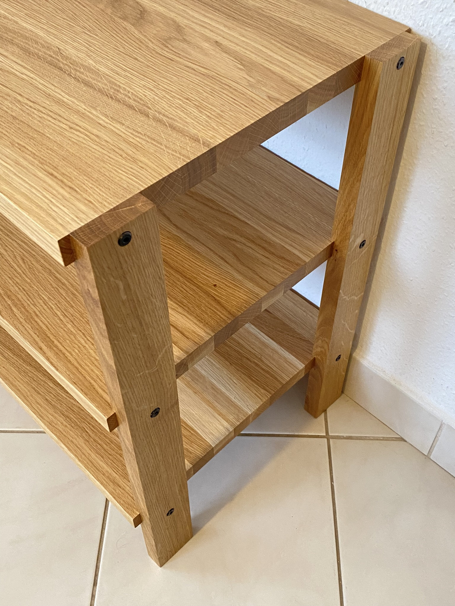 Customizable Oak Audio Rack // Turntable Stand // Stereo Cabinet - Etsy