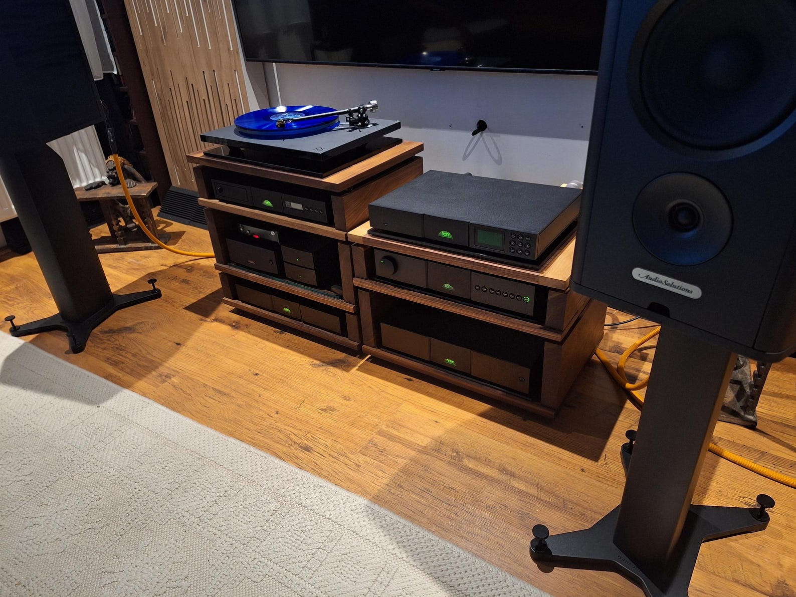 Modular Walnut Audio Rack // Turntable Stand // Stereo Cabinet - Etsy