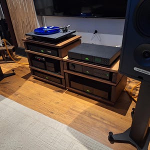 Modular Walnut Audio Rack // Turntable Stand // Stereo Cabinet - Etsy