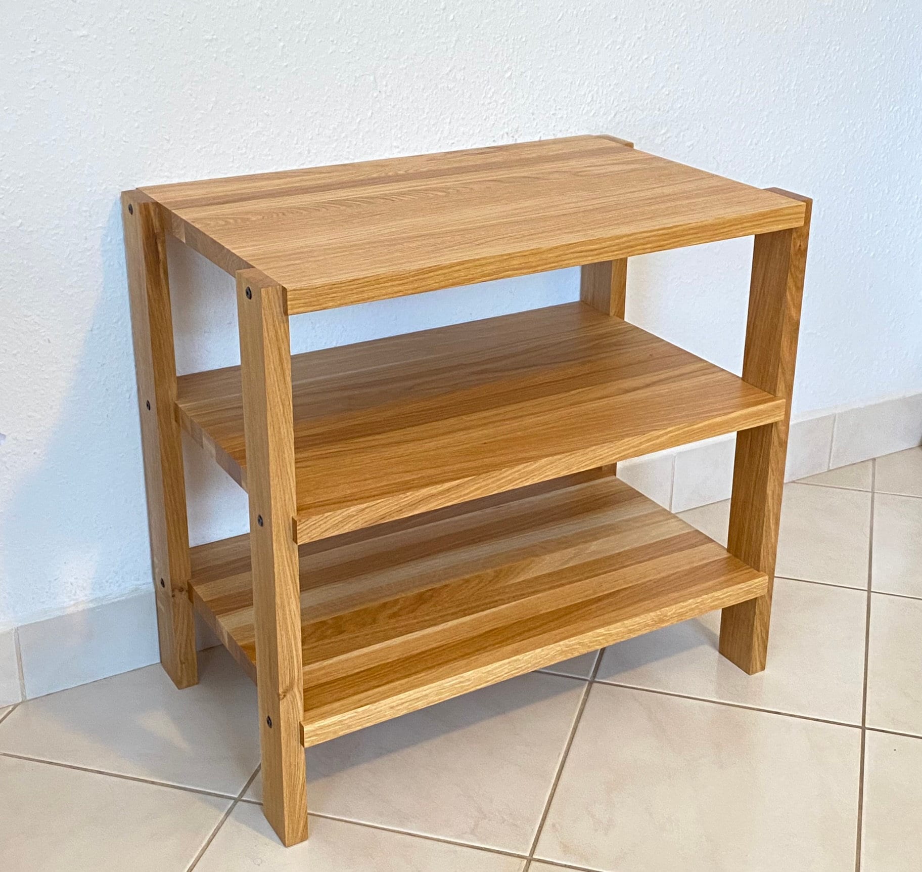 Customizable Oak Audio Rack // Turntable Stand // Stereo Cabinet - Etsy