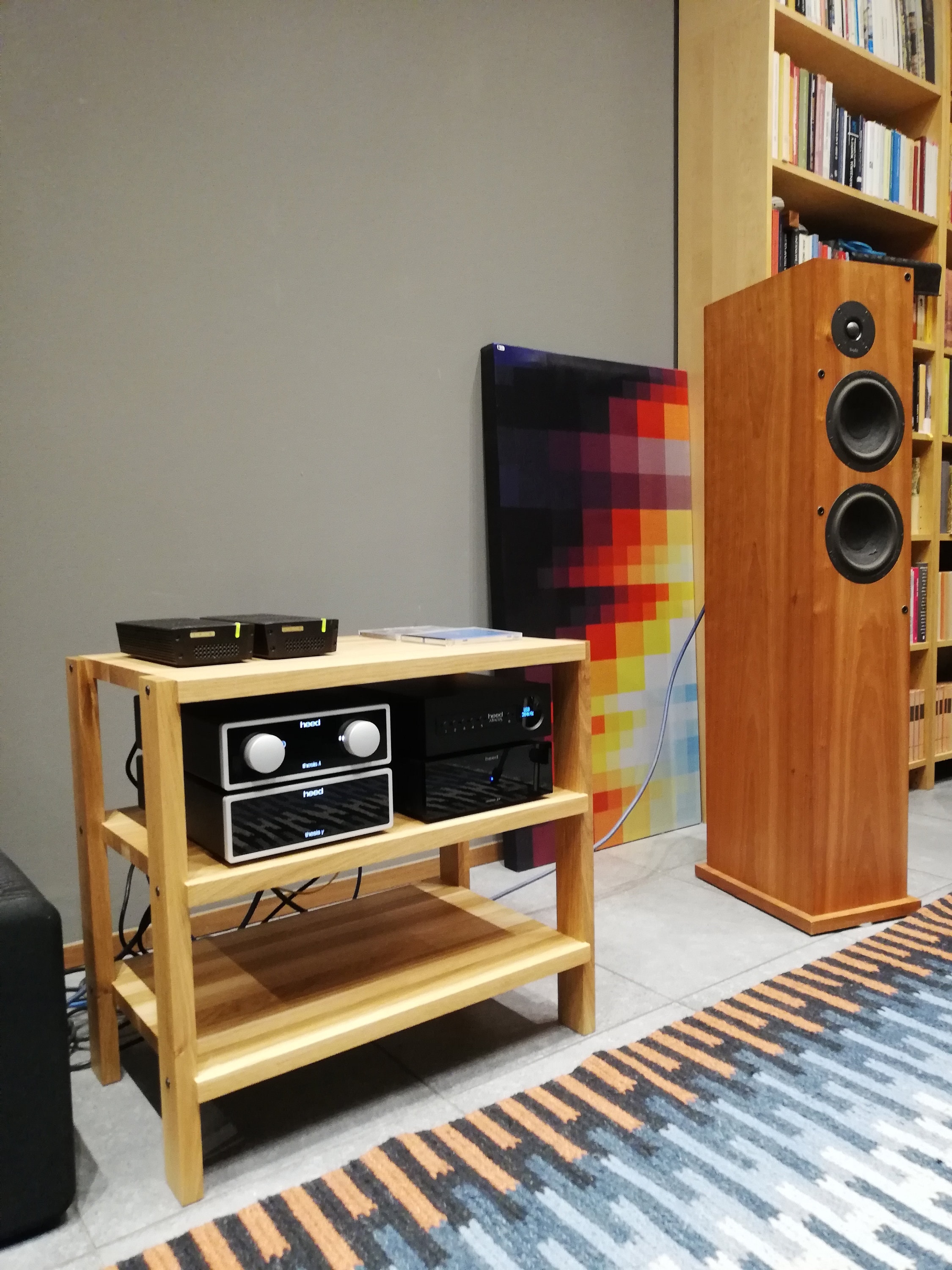 Customizable Oak Audio Rack // Turntable Stand // Stereo Cabinet - Etsy