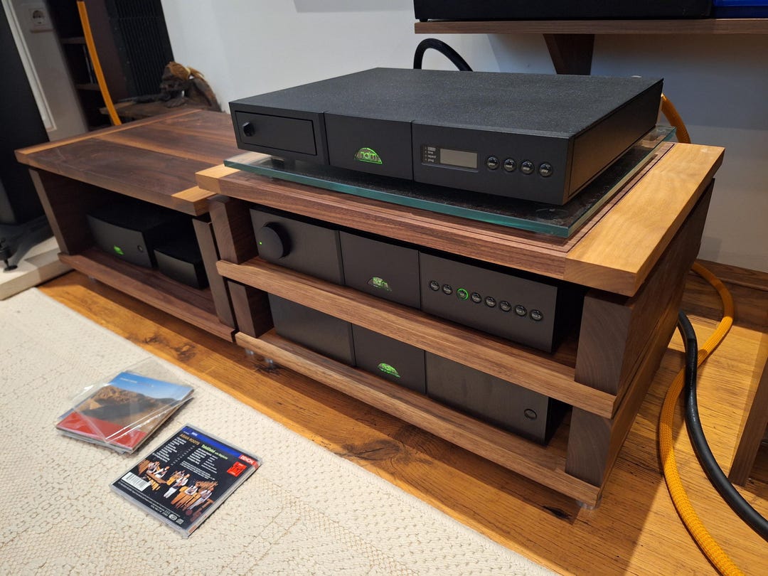 Modular Walnut Audio Rack // Turntable Stand // Stereo Cabinet - Etsy
