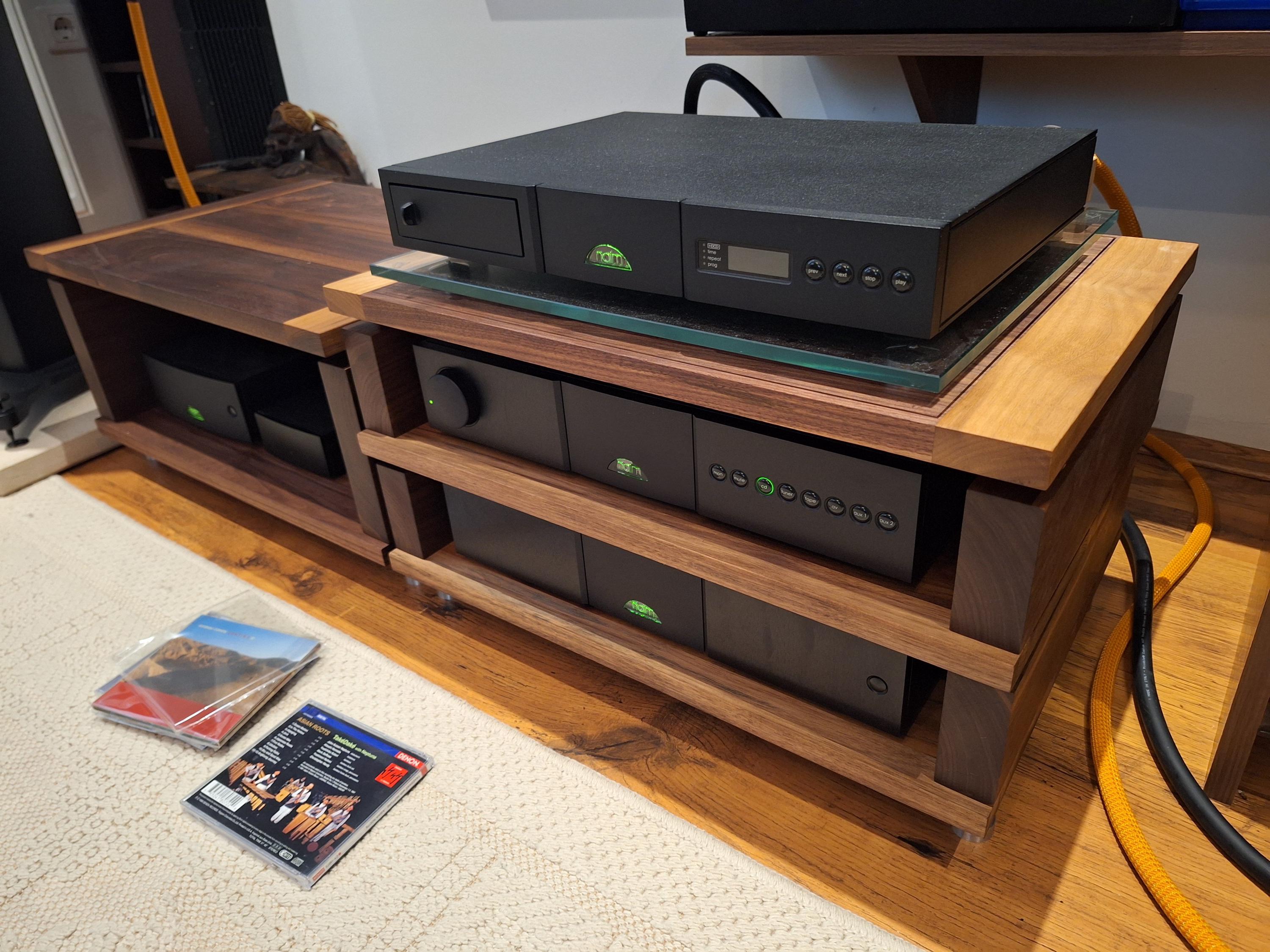 Modular Walnut Audio Rack // Turntable Stand // Stereo Cabinet - Etsy