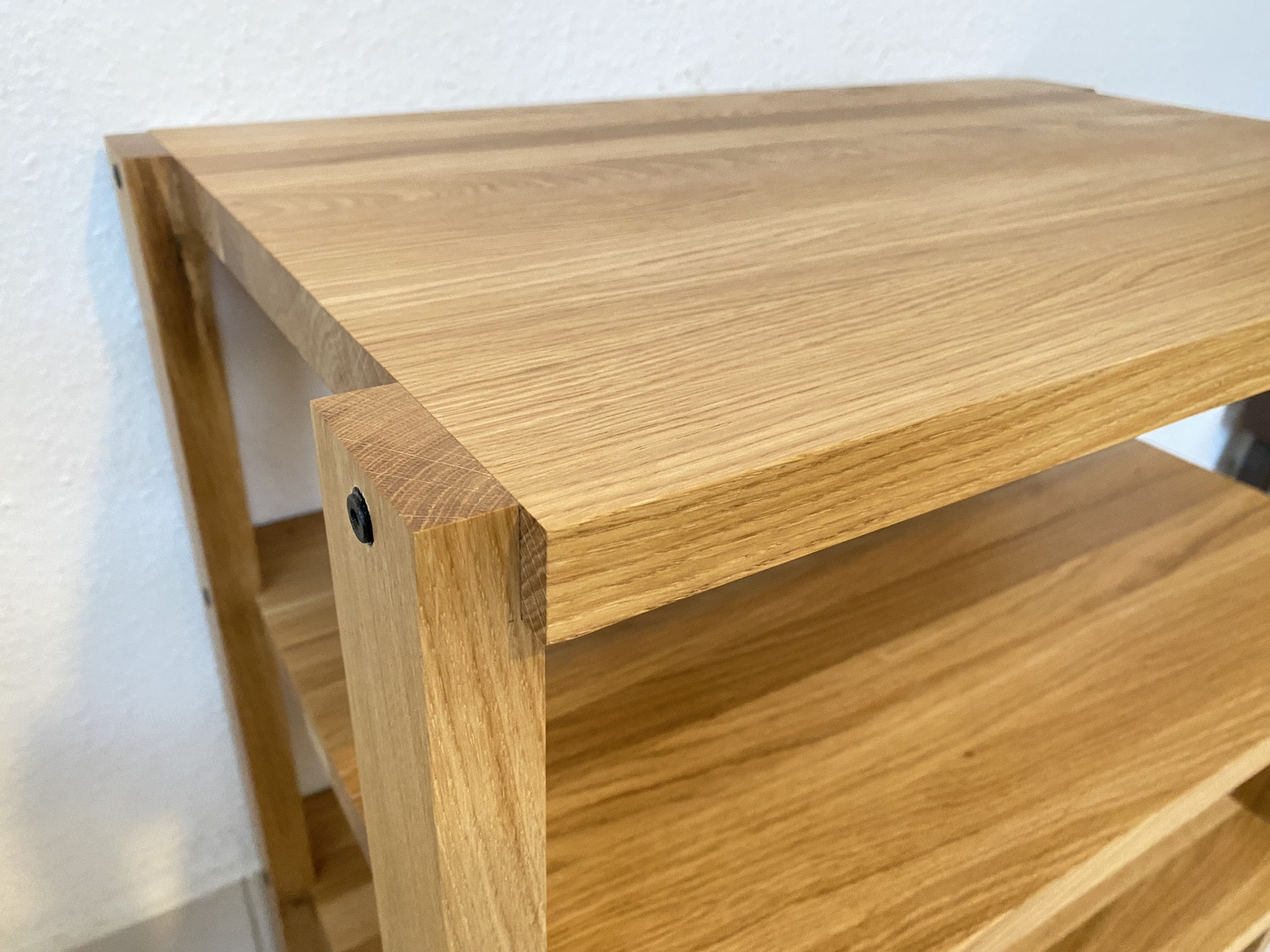 Customizable Oak Audio Rack // Turntable Stand // Stereo Cabinet - Etsy