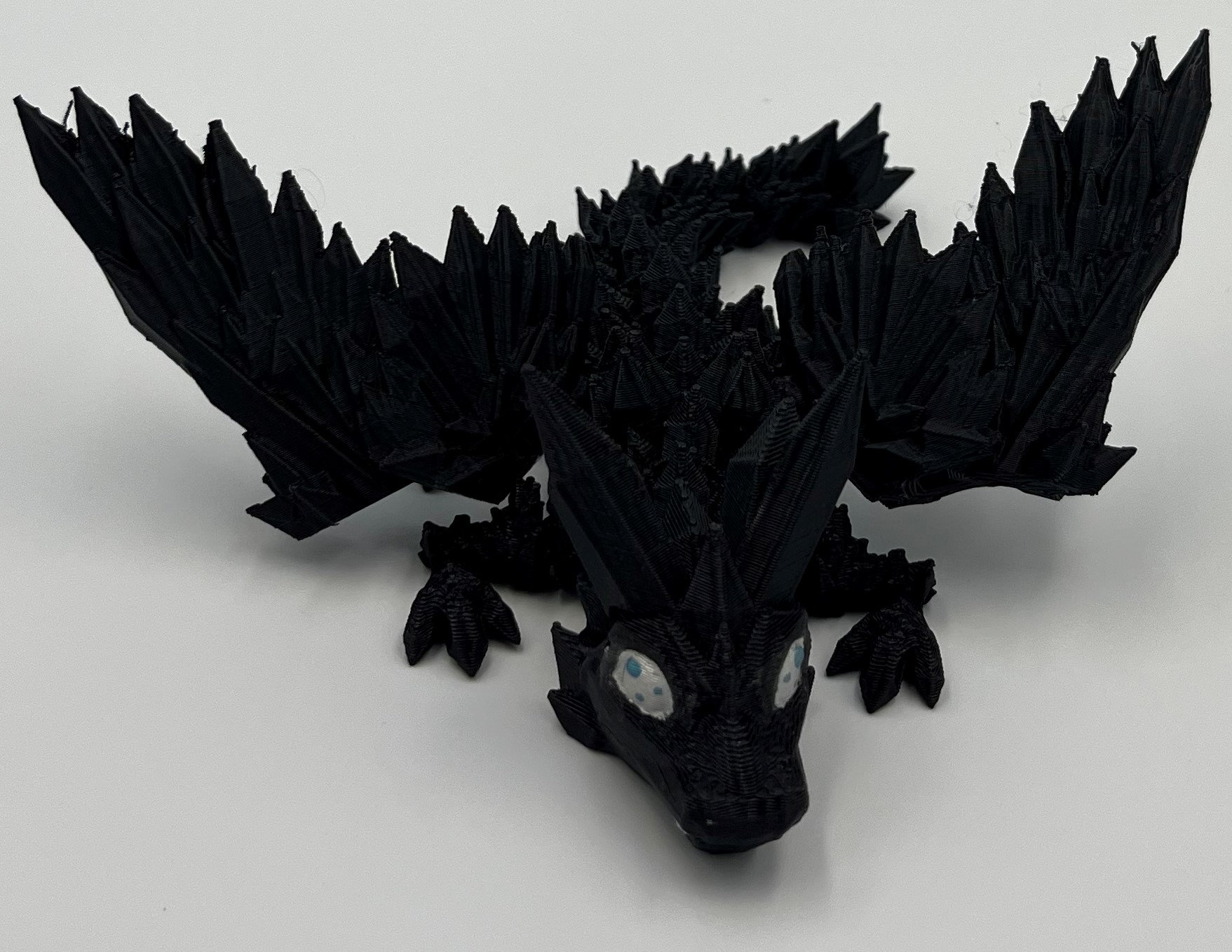 Articulated Crystalwing Dragon Fidget Toy, Sensory Dragon , Custom ...