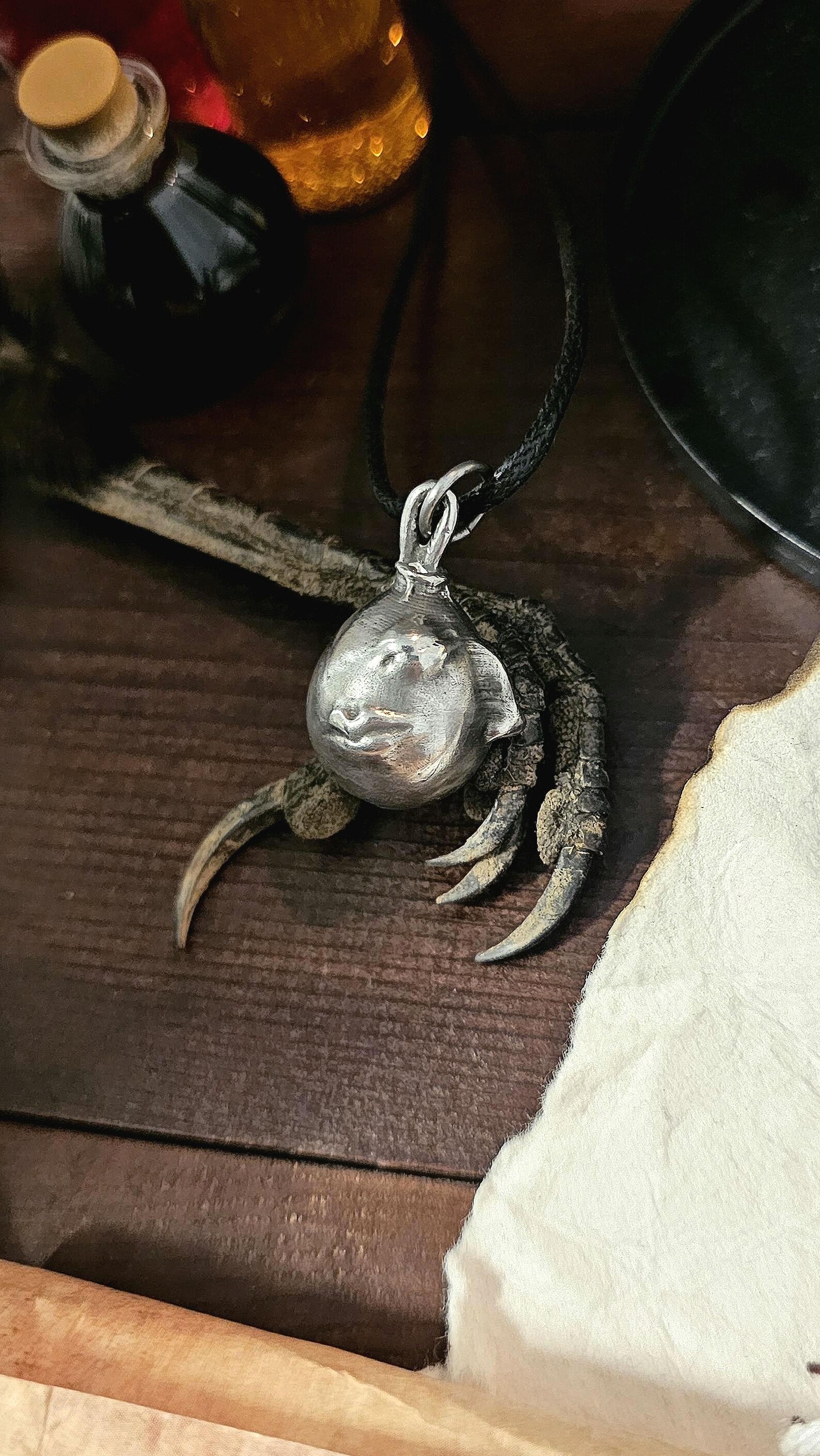 Behelit Pendant Hand Cast Pewter Berserk Necklace Anime Talisman ...