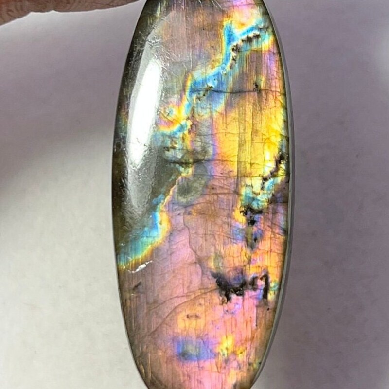 Spectrolite Pendant - Etsy