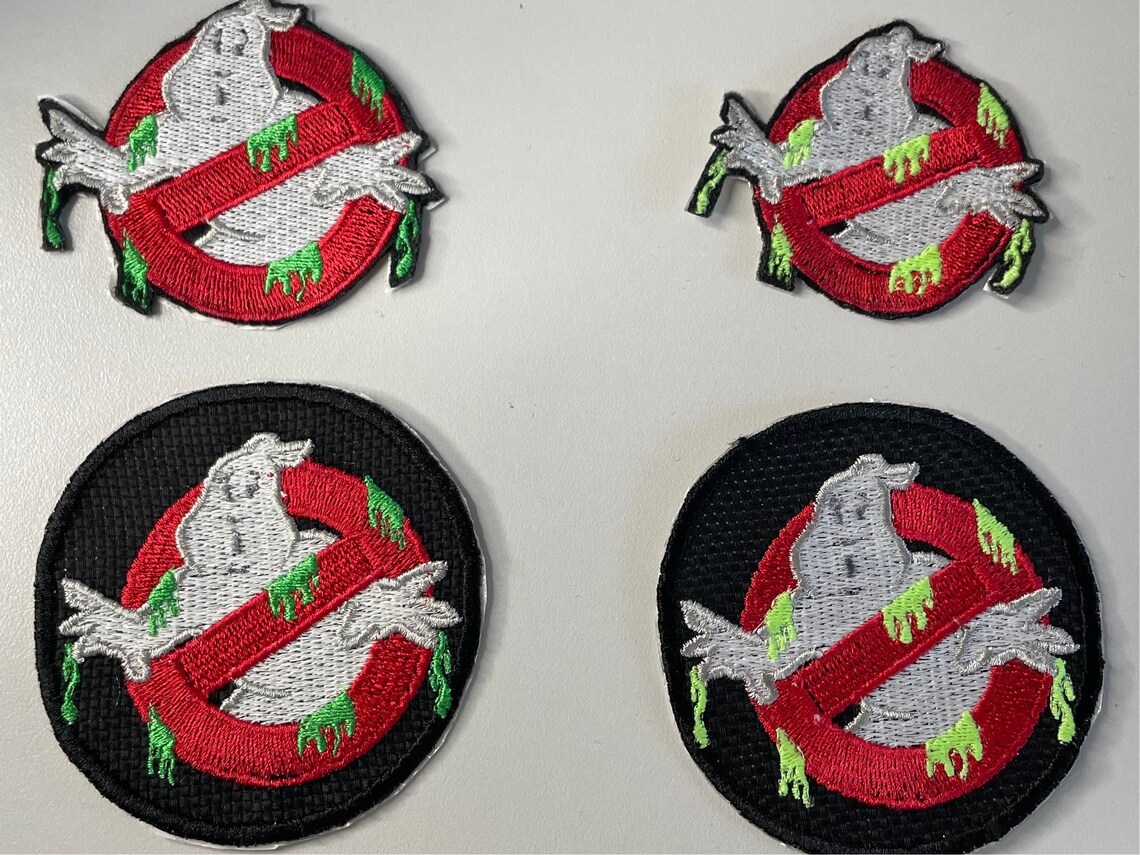 Glow-in-the-dark Ghostbuster Embroidered Iron on Patch - Etsy