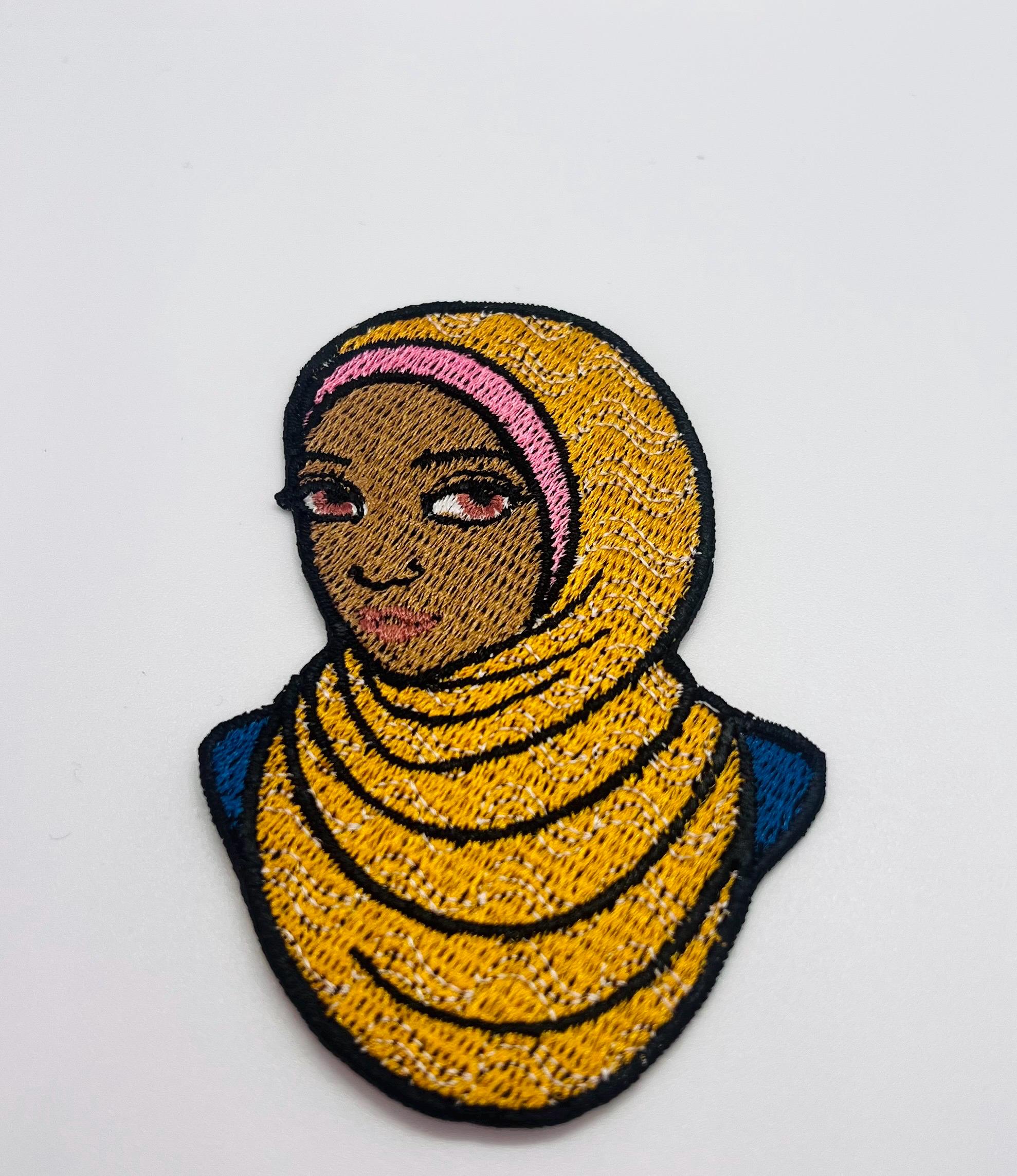 Covered Beauty 2 Embroidered Iron on Patch. African American Women ...